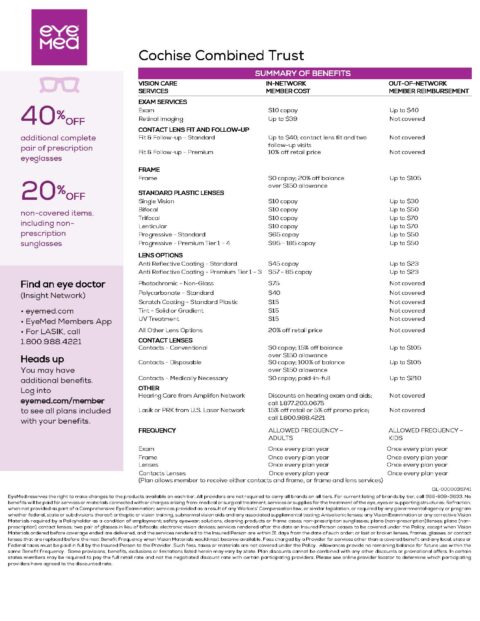Vision Plan | CCT Benefits